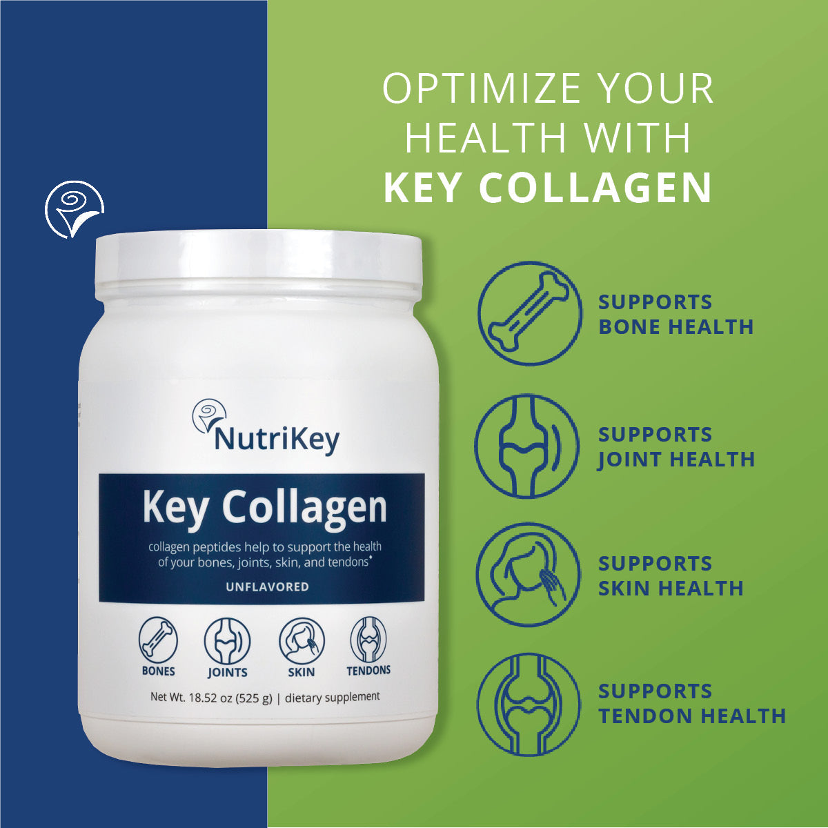 KEY COLLAGEN, 525g - NutriKey