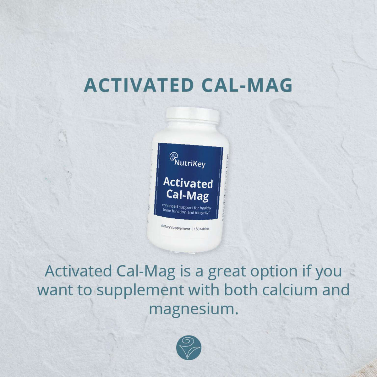 Activated CAL-MAG, 180 tabs - NutriKey