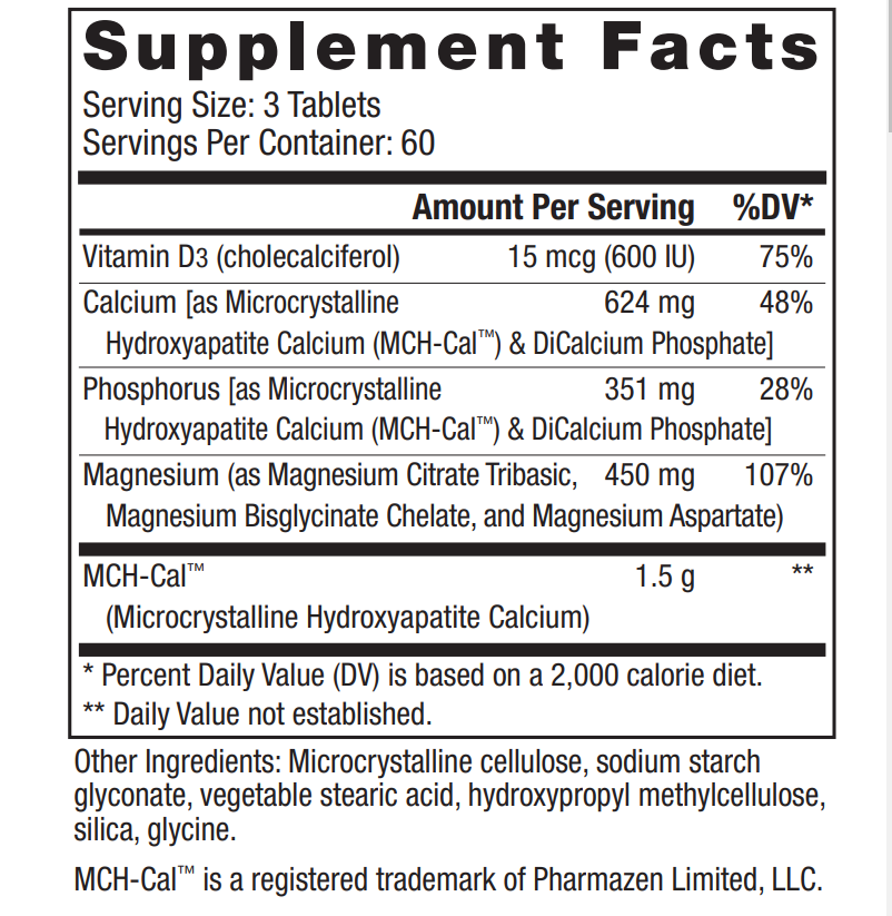 Activated CAL-MAG, 180 tabs - NutriKey